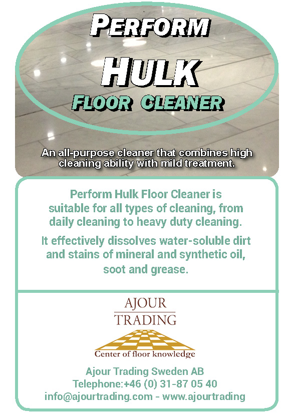 Perform Hulk Floor Cleaner - more than just an all-purpose cleaner